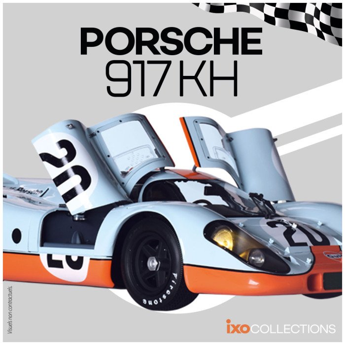 IXO 1/8 Auto-Modellbausatz Porsche 917 KH (1970) Team Gulf - www.auto ...