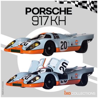 IXO 1/8 Auto-Modellbausatz Porsche 917 KH (1970) Team Gulf - www.auto ...