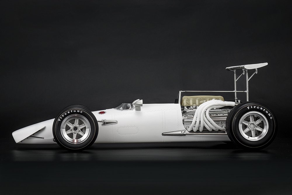 Model Factory Hiro 1/12 car model kit K827 Honda RA301 (1968) Version ...