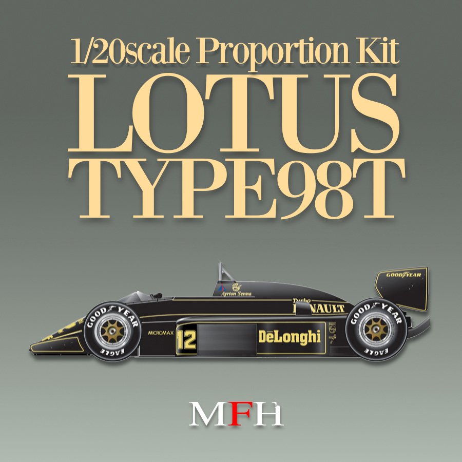 Model Factory Hiro 1/20 Automodellbausatz K263 Lotus Type 98T (1986 ...