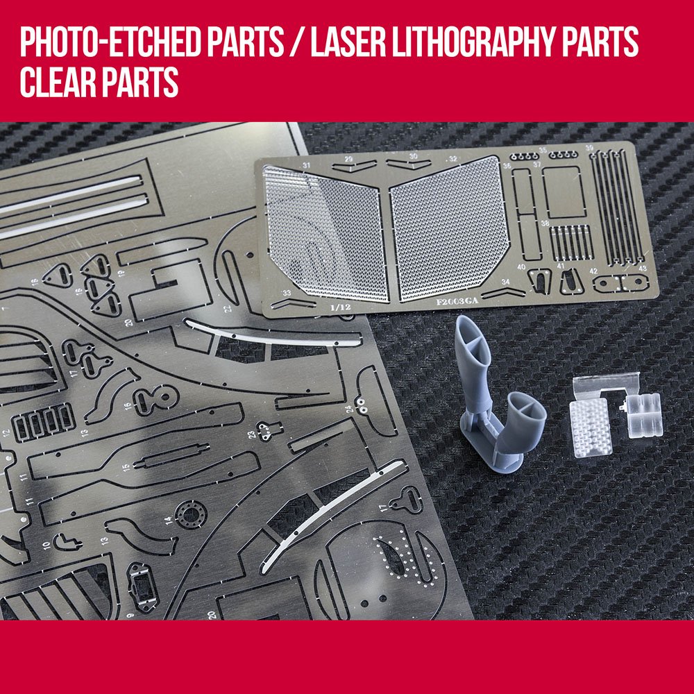 Model Factory Hiro 1/12 car model kit K833 Ferrari F2003 GA (2003) Pr ...