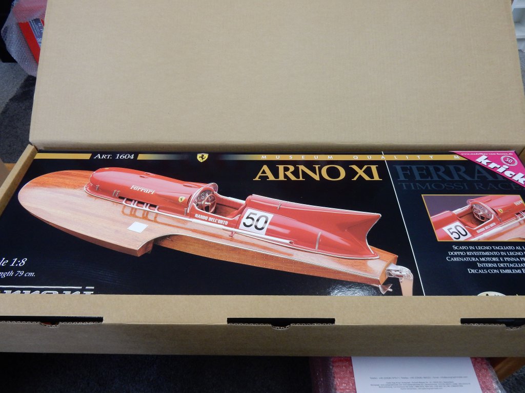 Customer Sale: 1/8 ship model kit ARNO XI from Krick - Euro 350 - www