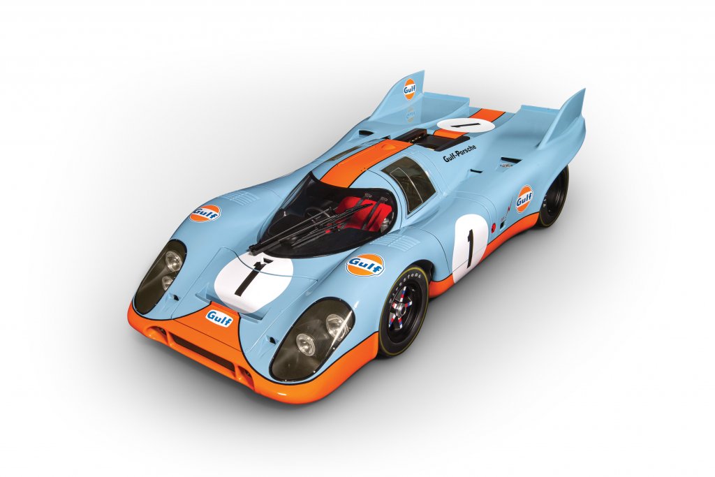 Pocher 1/8 Modellbausatz Porsche 917 K Gulf Edition (1971) - www.auto, 840,00